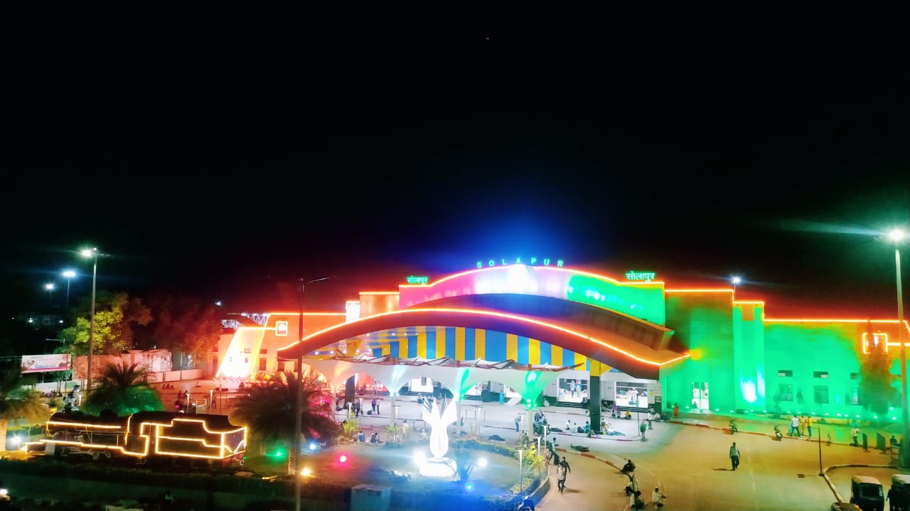 🚀 Solapur station of Maharashtra on the eve of Independence Day. | ITI ...